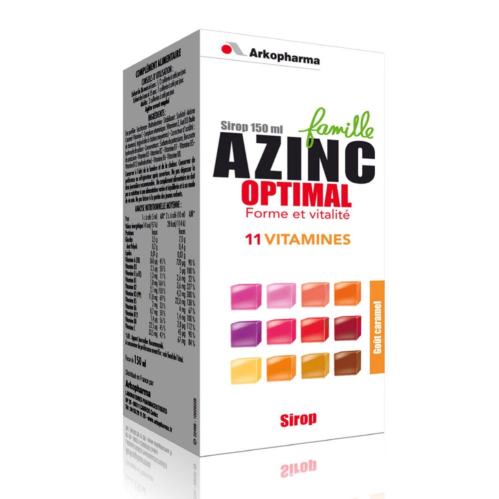 Arkopharma Azinc Optimal Syrup Family 150 ml - Easypara