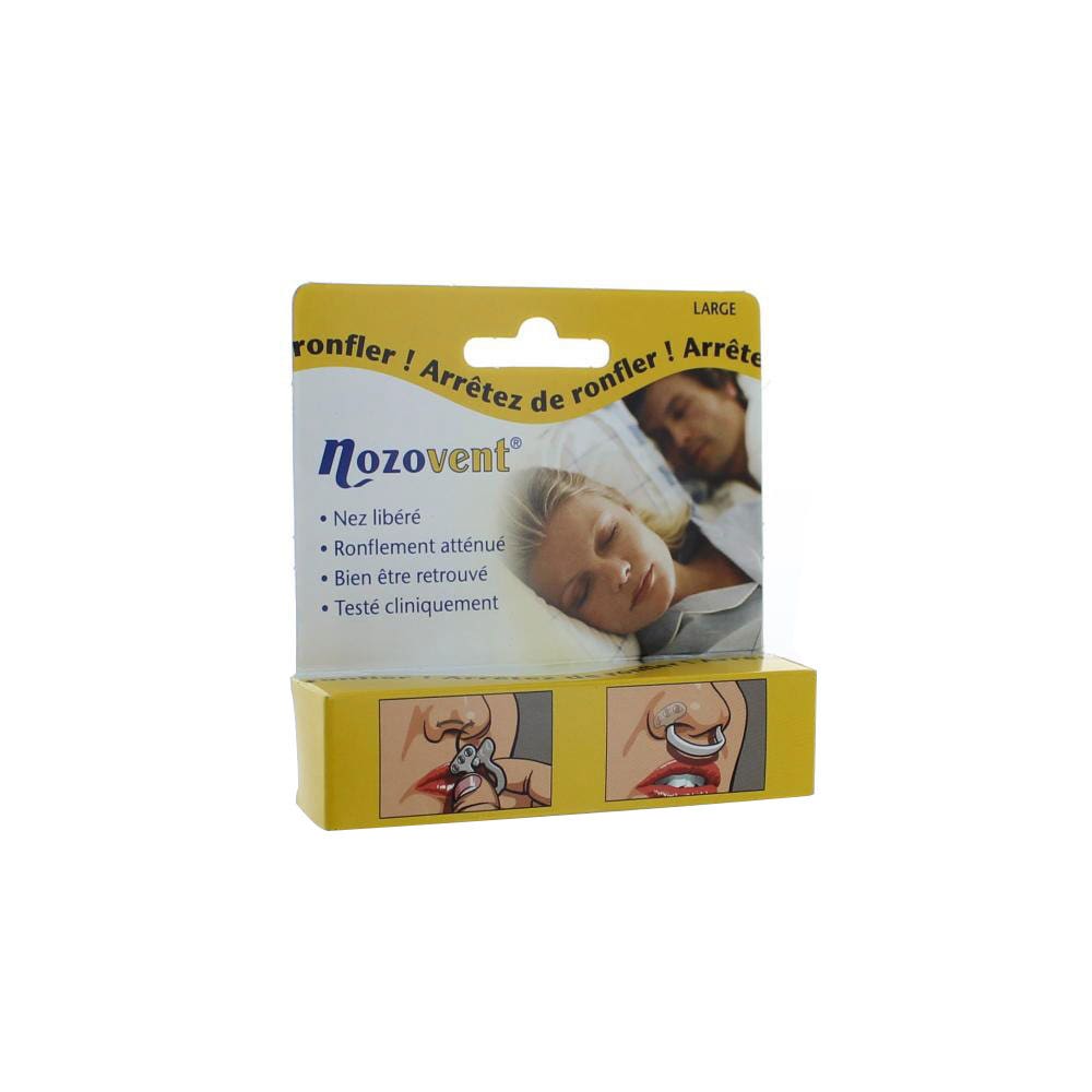 Nozovent Stop Snoring 2 Orthotic Devices – Large - Easypara