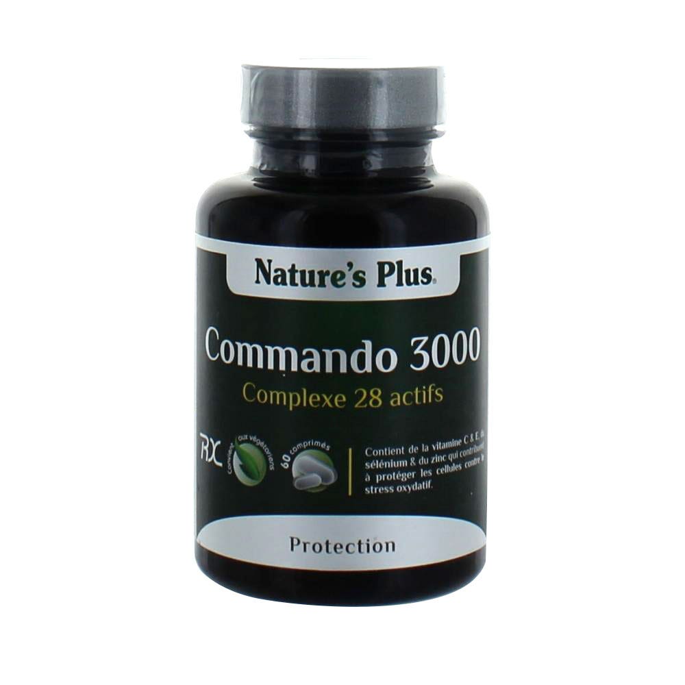 Nature'S Plus Commando 3000 60 Tablets - Easypara