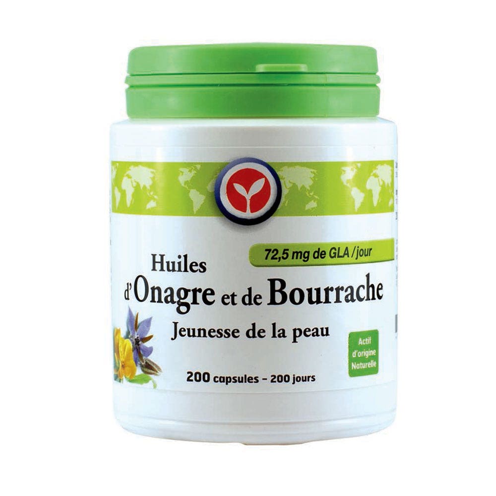 Naturesystem Evening Primrose And Borage Oil 200 Capsules - Easypara