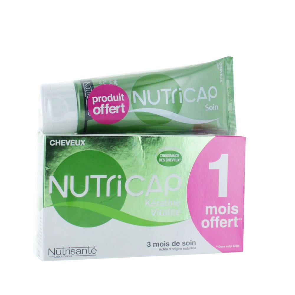 Nutrisante Nutricap Keratin Vitality 90 Caps + Free Haircare 100ml ...