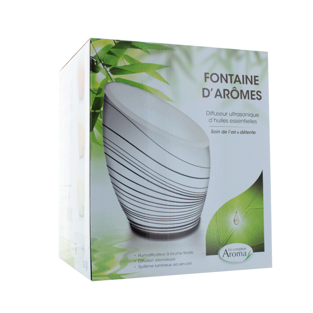Le Comptoir Aroma Fountain Ultrasound Diffuser For Essential Oils ...