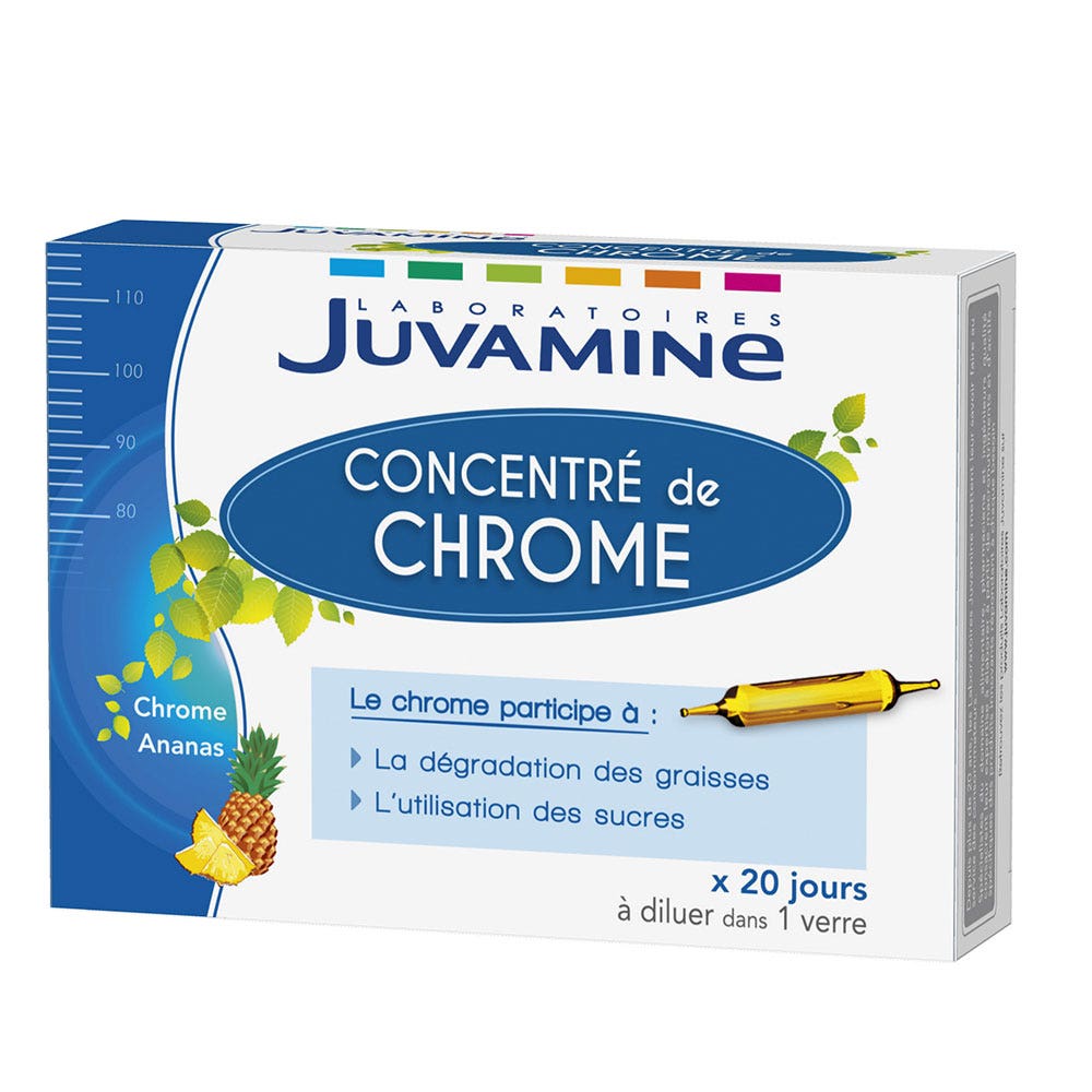 Juvamine Chromium Concentrate 20 Ampulas - Easypara