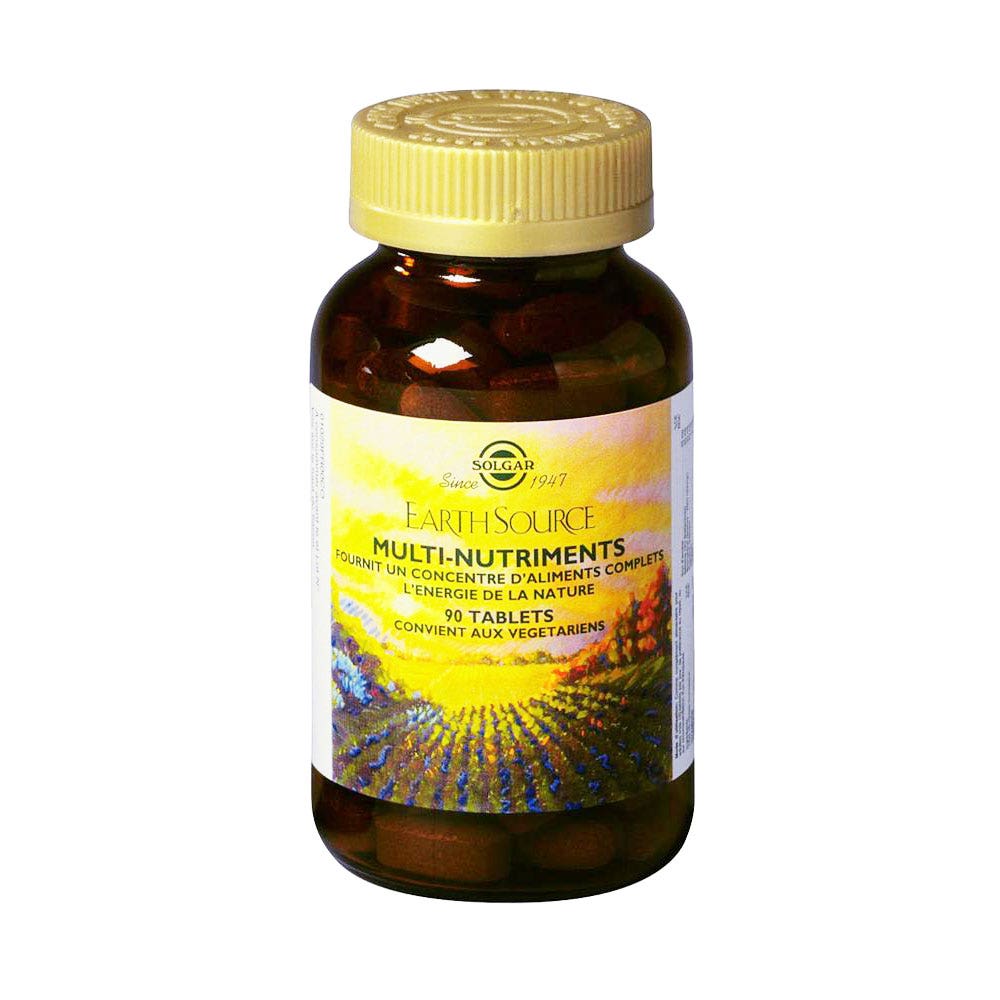 Solgar Earth Source Multi-nutrients 90 Tablets Vitalité Défenses ...