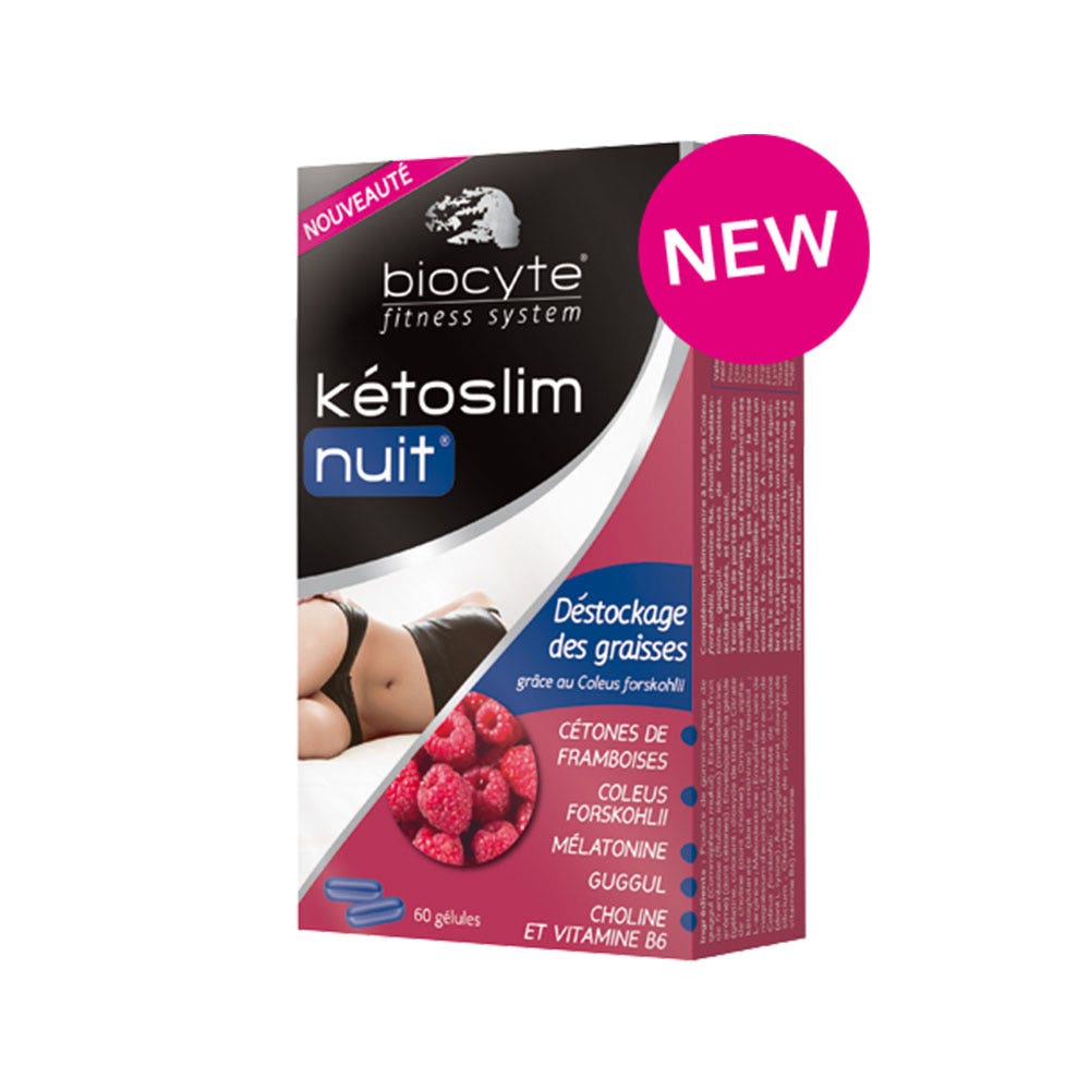Biocyte Ketoslim Night X 60 Capsules - Easypara