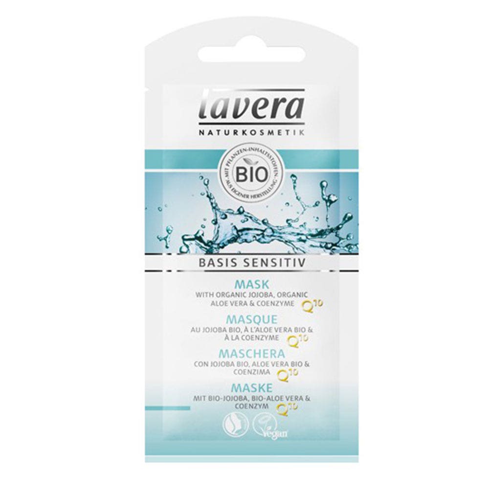 Lavera Mask Basic Sensitiv Q10 Jojoba And Aloe Vera 10ml - Easypara
