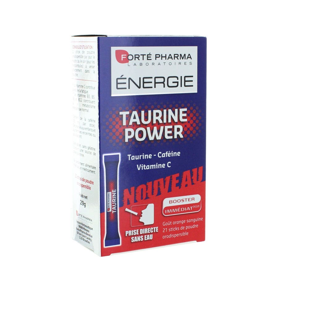 Forté Pharma Energie Taurine Power 21 Stick Sachets - Easypara