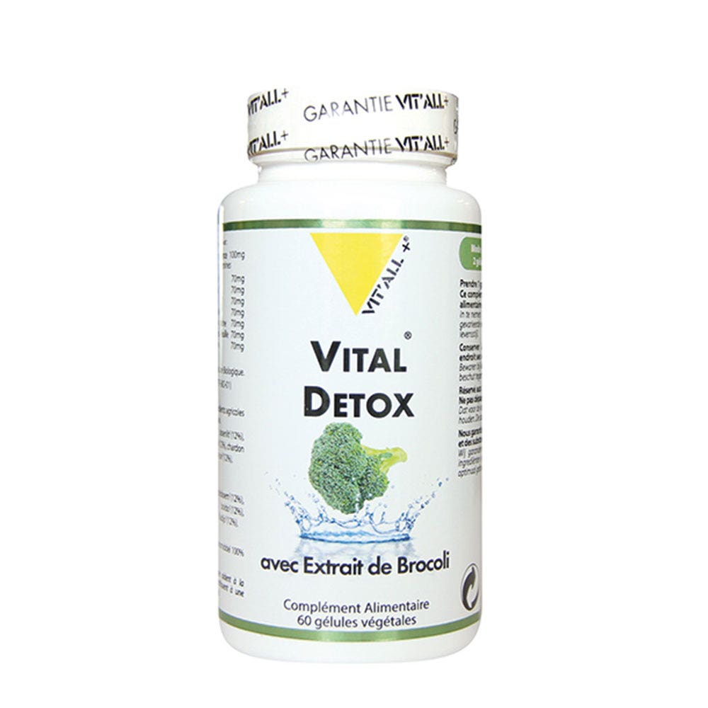Vit'All+ + Vital Detox X 60 Capsules 60 Gélules - Easypara