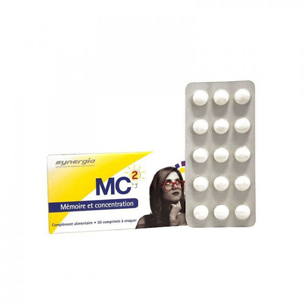 Synergia Mc2 Memory And Concentration X 30 Chewable Tablets - Easypara