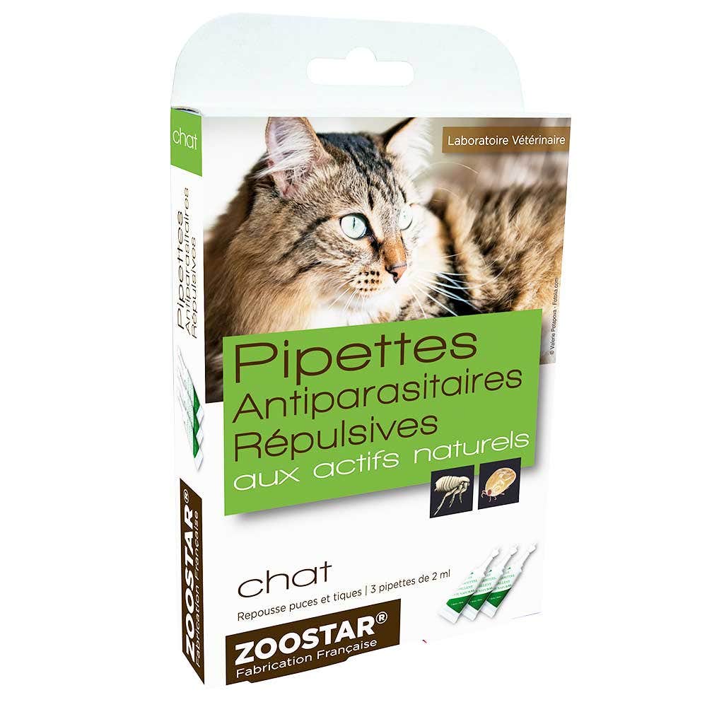 Zoostar Parasite Repellent Pipettes 3x2ml - Easypara