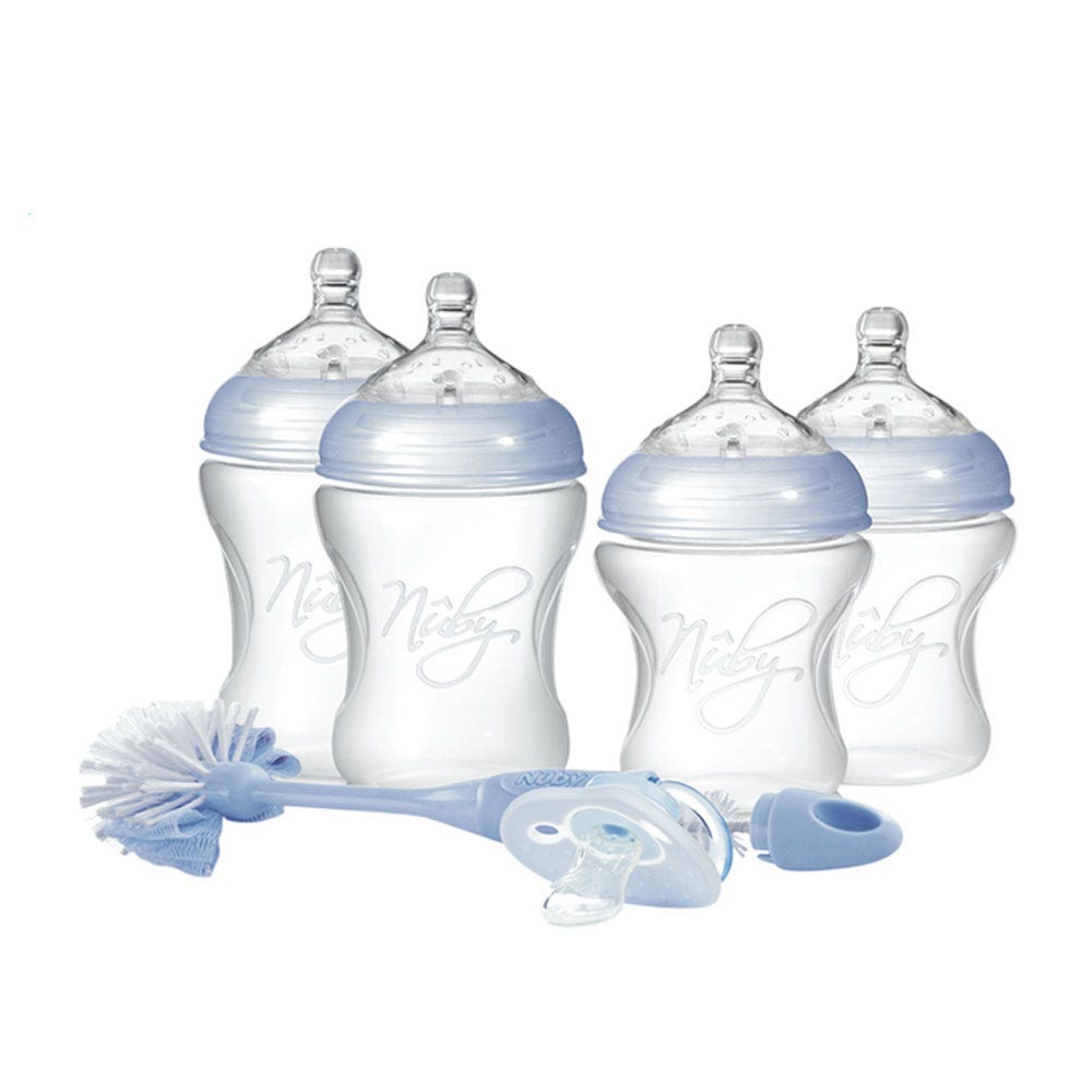 Nuby Newborn Baby Bottle Natural Touch Pack - Easypara