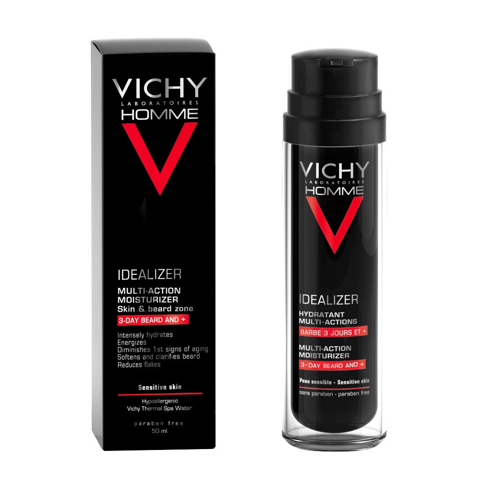 Vichy Man Idealizer Multi-action Moisturizer 3-day Beard 50 ml - Easypara