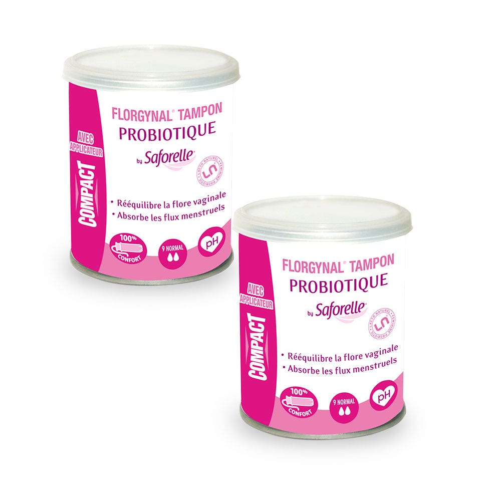 Saforelle Florgynal Regular Probiotic Tampon X9 - Easypara
