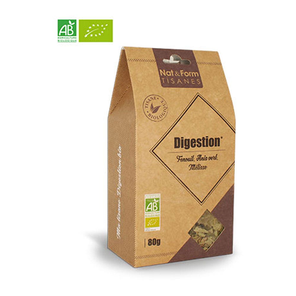 Nat&Form Organic Digestion Herbal Tea 80g - Easypara