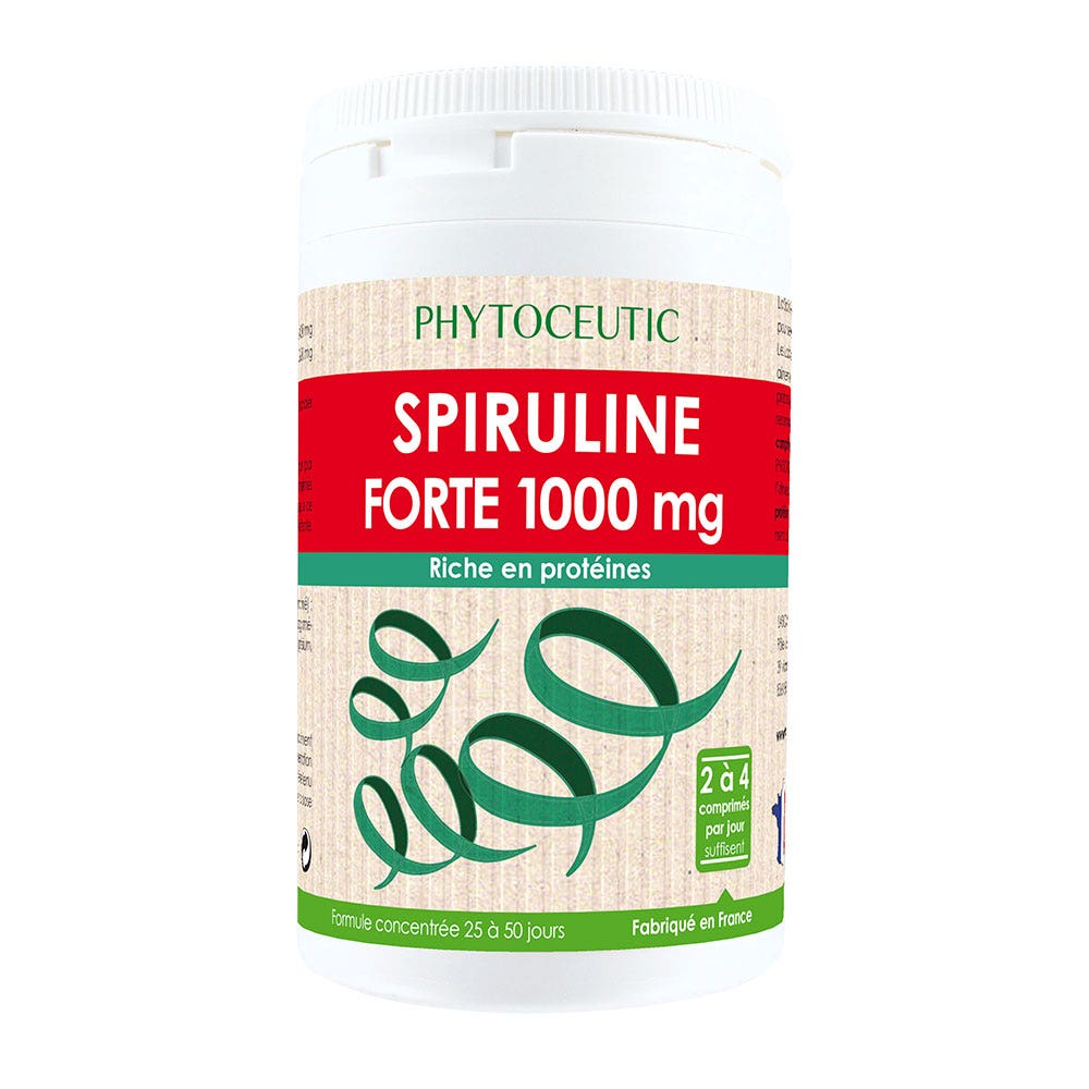 Phytoceutic Spiruline Forte X 100 Tablets 1000 mg - Easypara