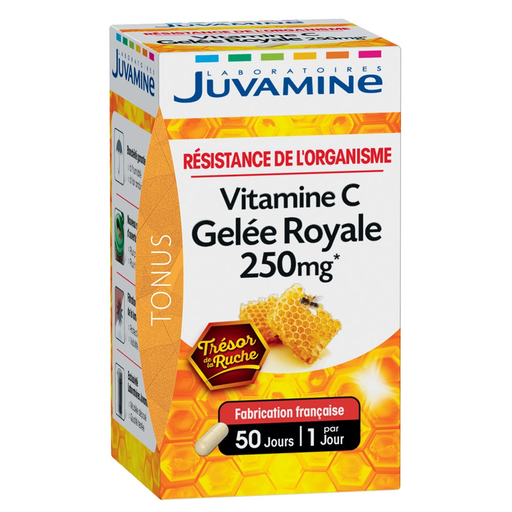 Juvamine Royal Jelly + Vitamin C 50 Gelules - Easypara