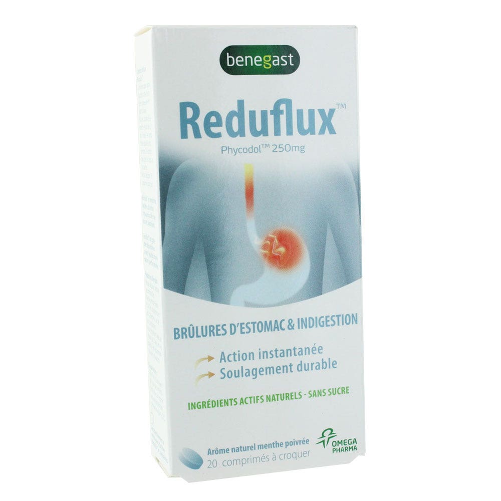 Benegast Reduflux Heartburn And Indigestion 20 Tablets - Easypara