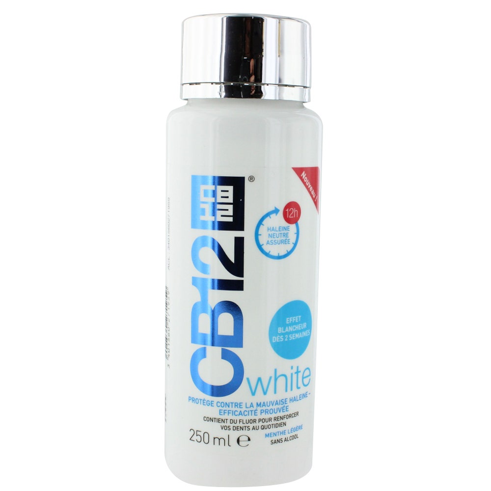 Cb12 Moith Wash White 250ml - Easypara