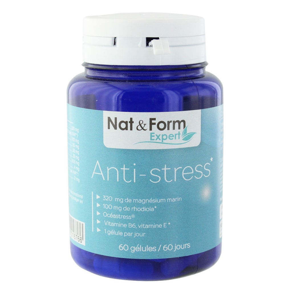 Nat&Form Nat&form Anti-stress Capsules X 60 - Easypara