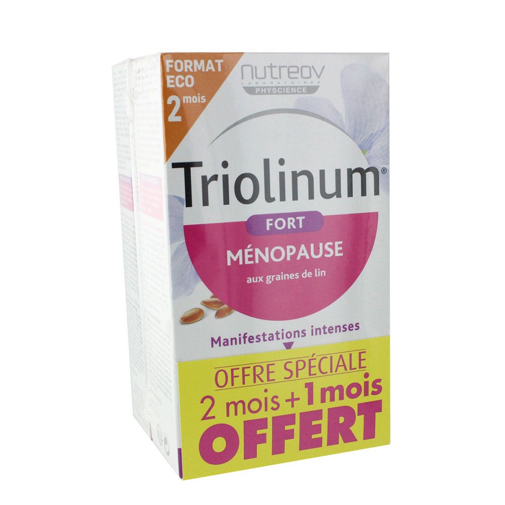 Nutreov Triolinum Strong 60 Capsules + 30 Free Menopause - Easypara