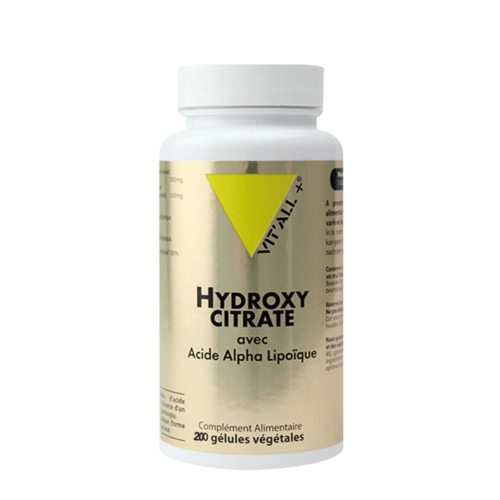 Vit'All+ Hydroxycitrate Alpha Lipoic Acid 200 capsules - Easypara