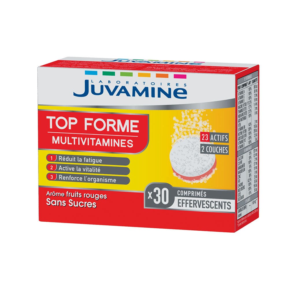 Juvamine Top Forme Multivitamins Multivitamines X 30 Effervescent ...