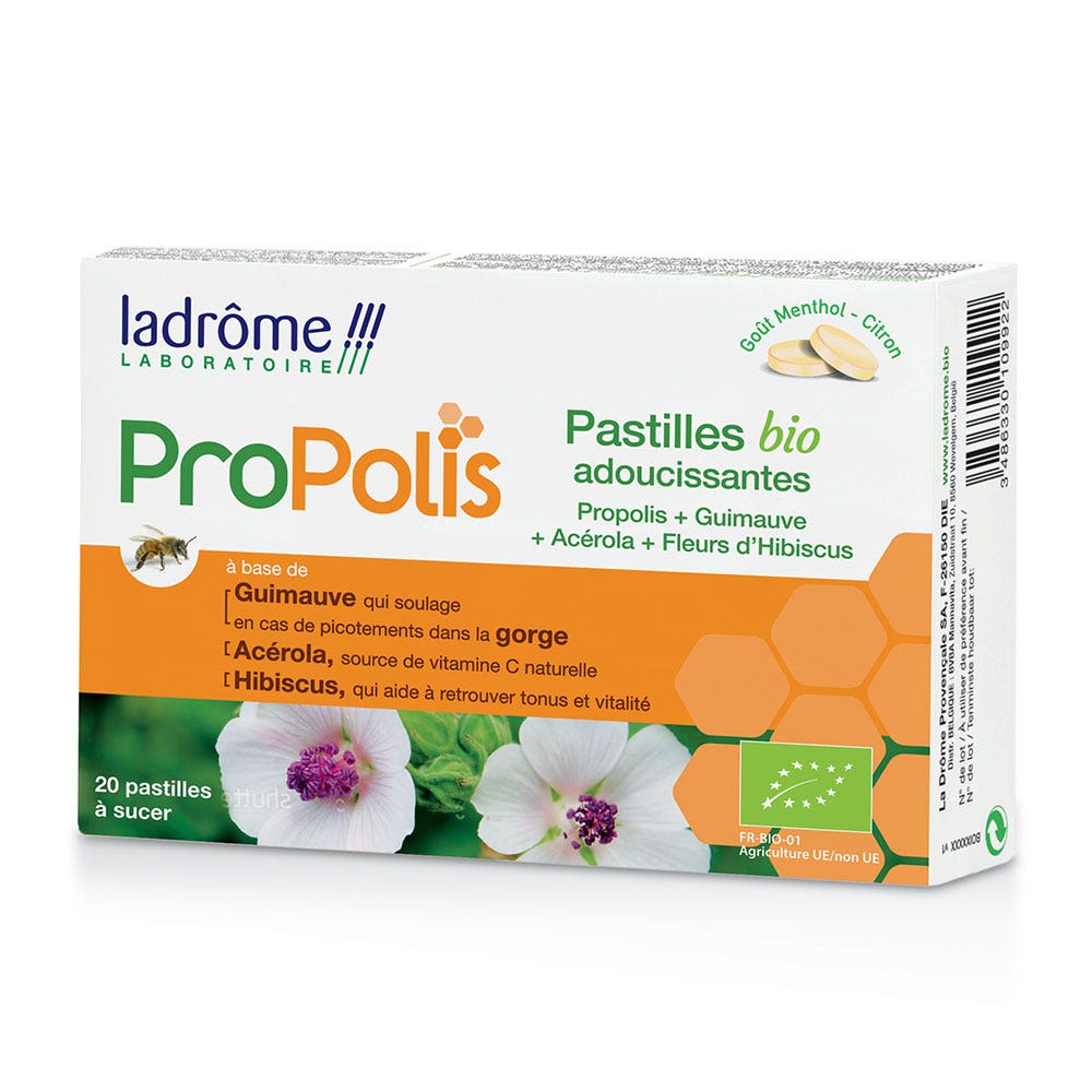 Ladrôme Propolis Propolis Softening Pastilles Bioes 20 units - Easypara