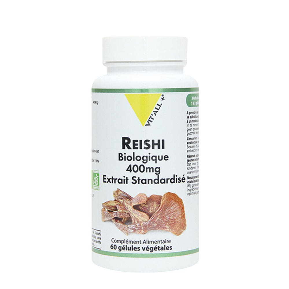 Vit'All+ Reishi Bioes 400mg 60 capsules - Easypara