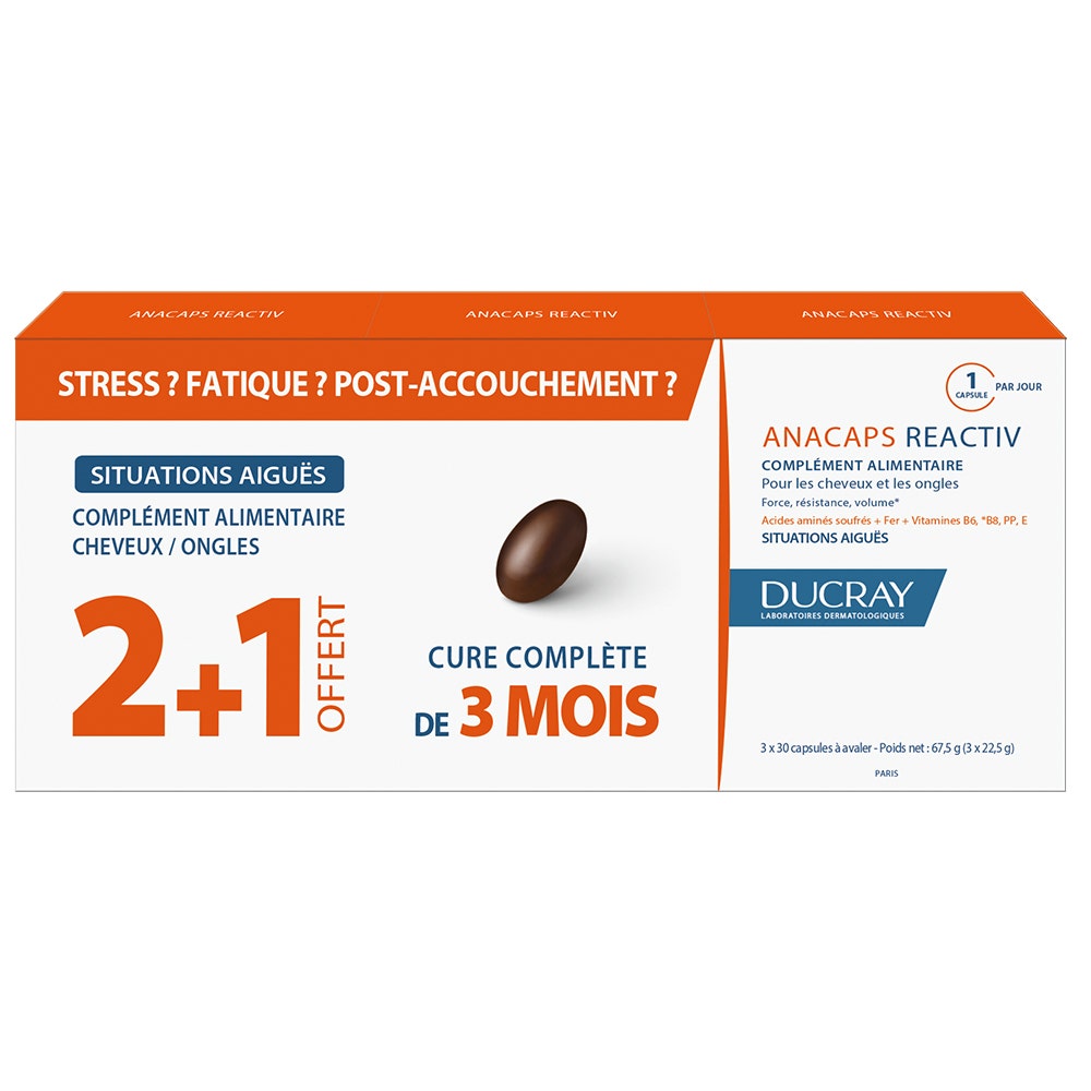 Ducray Reactiv Gel Capsules 3x30 - Easypara