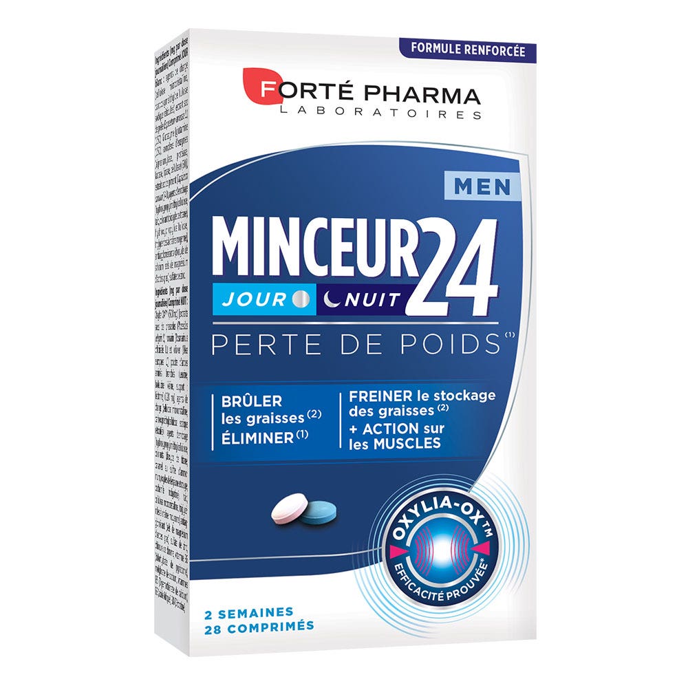Forté Pharma Minceur 24 Slimming Tablets Men X 28 Tablets - Easypara