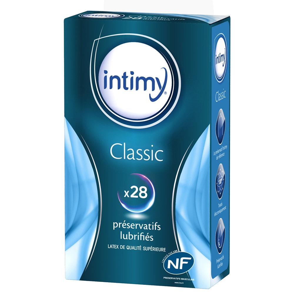 Intimy Classic Lubricated Condoms x28 - Easypara