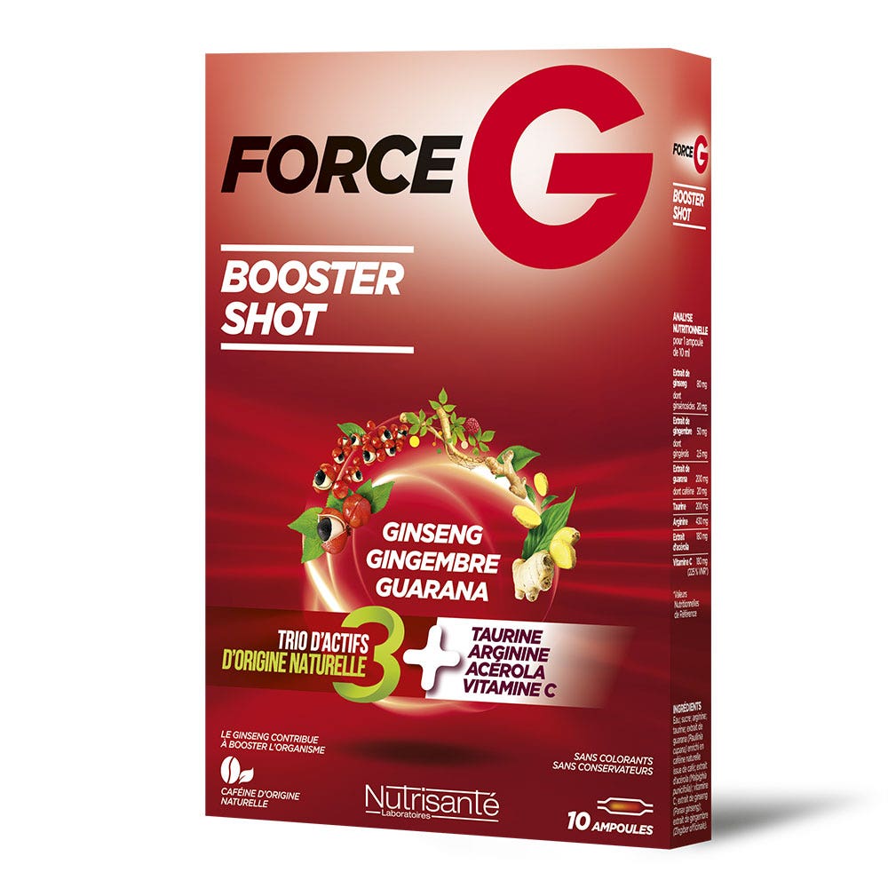 Nutrisante Force G Power Max 10 Phials / 10 ml - Easypara
