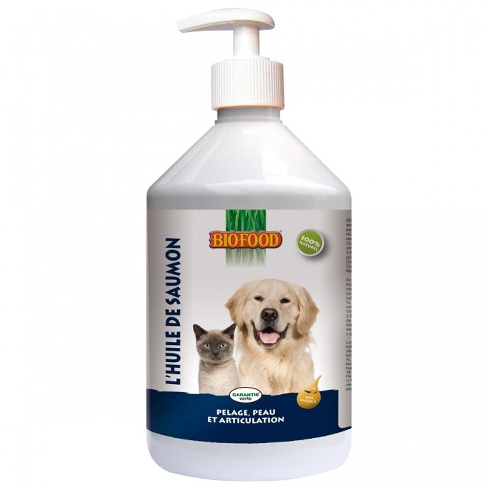 Biofood Salmon Oil For Cats And Dogs 500ml - Easypara