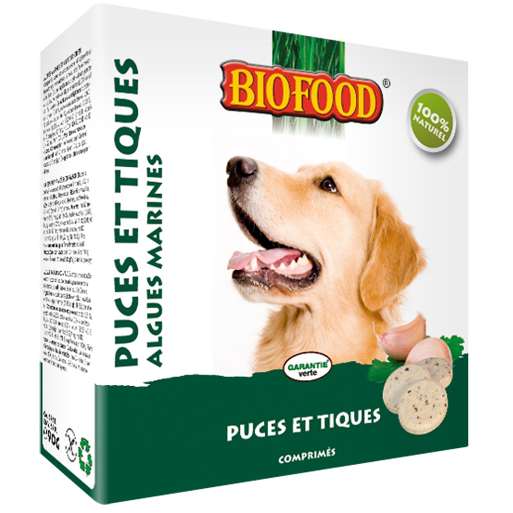 Biofood Anti Flea And Tick For Dogs With Seaweed X 55 Tablets - Easypara