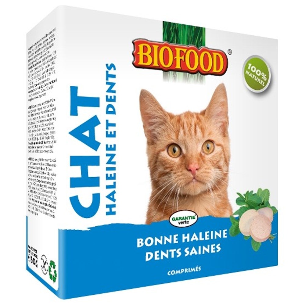 Biofood Breath And Teeth X 100 Tablets For Cats - Easypara