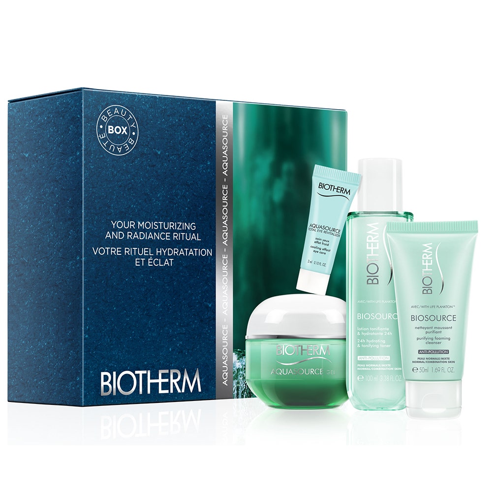 Biotherm Aquasource Radiance Ritual Box Aquasource Normal To ...