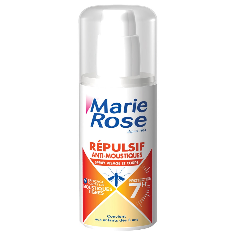 Marie Rose Marie Rose Spray Repulsif Corporel Anti Moustiques Corporel ...