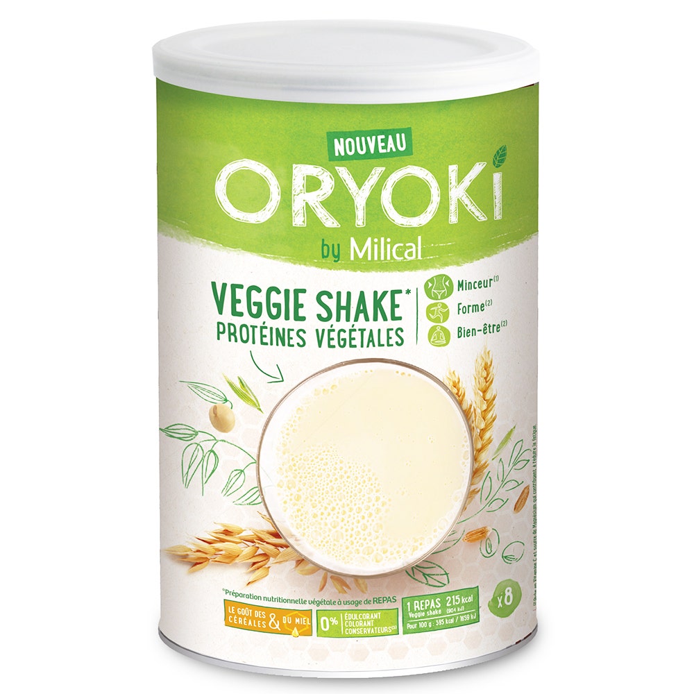 Milical Oryoki Eco-refills Veggie Shake X 8 Portions - Easypara
