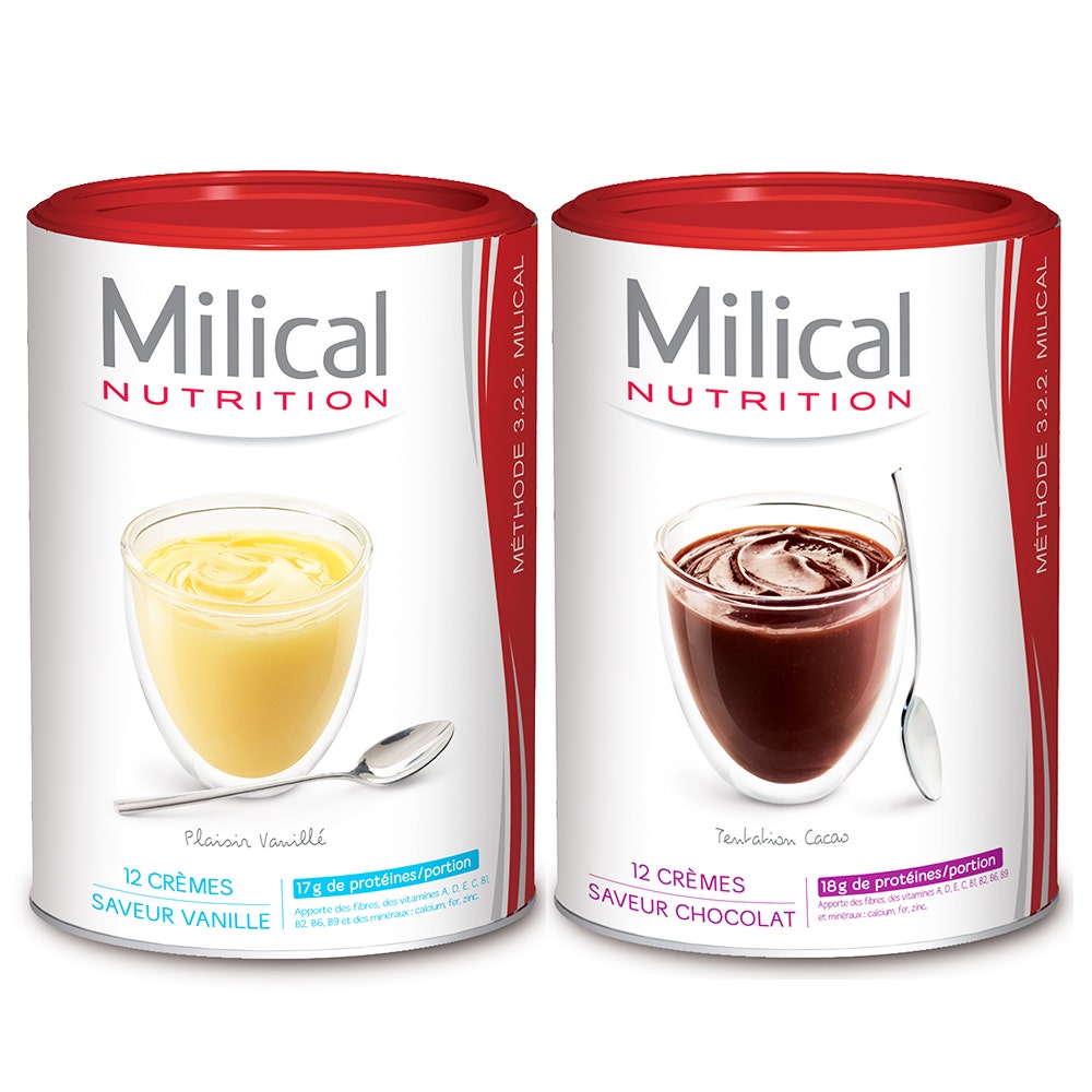 Milical High-protein Slimming Creams X12 Meals - Easypara