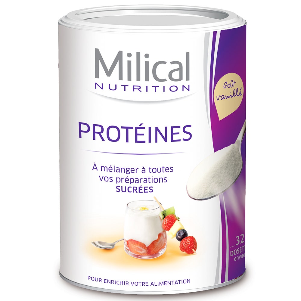 Milical Proteins Proteins Vanilla Taste 400 g - Easypara