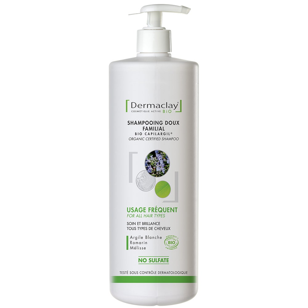 Dermaclay Capilargil Family Shampoo All Hair Types Usage Frequent 1L ...