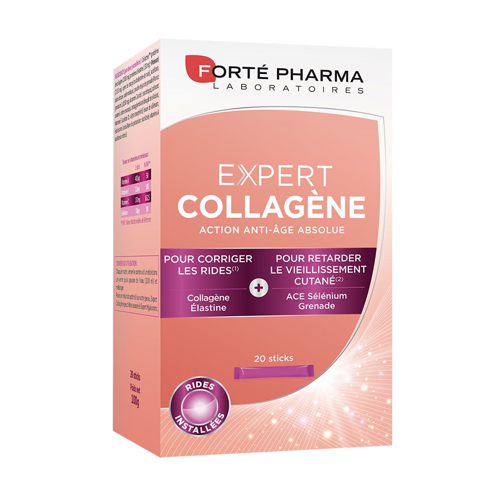 Forté Pharma Expert Collagen 20 Sticks - Easypara