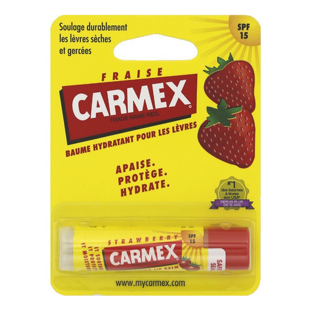 Carmex Strawberry Lip Stick Spf15 4,25g - Easypara