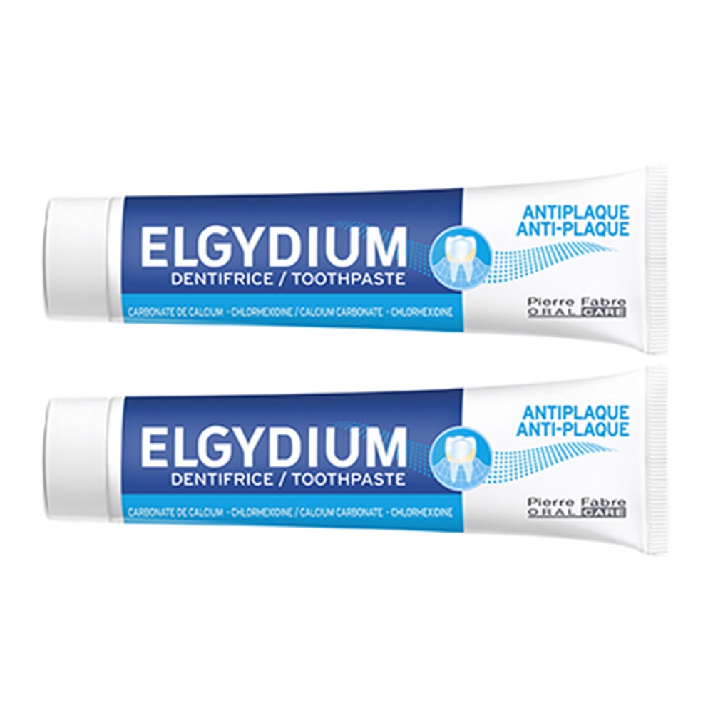 Elgydium Anti-plaque Toothpaste 2x75ml - Easypara