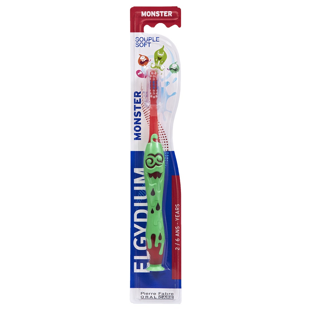 Elgydium Kids Monsters Toothbrush Age 2-6 - Easypara
