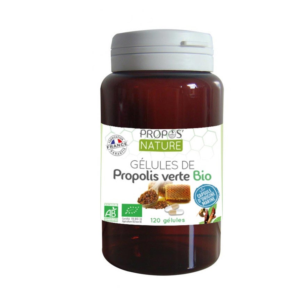 Propos'Nature Green Propolis Bioes 120 Gélules 120 capsules - Easypara