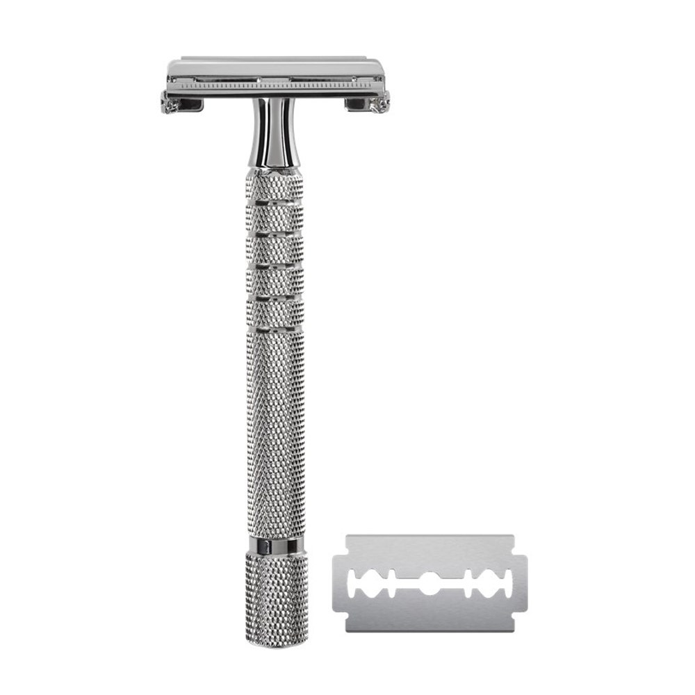 Vitry Safety Razor + Box Of 10 Man Blades - Easypara