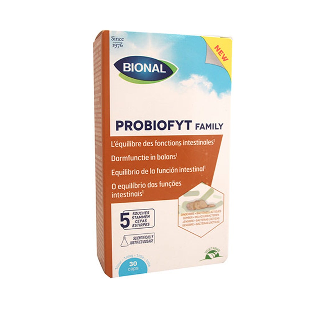 Bional Probiofyt Family 30 Capsules Intestinal Functions - Easypara