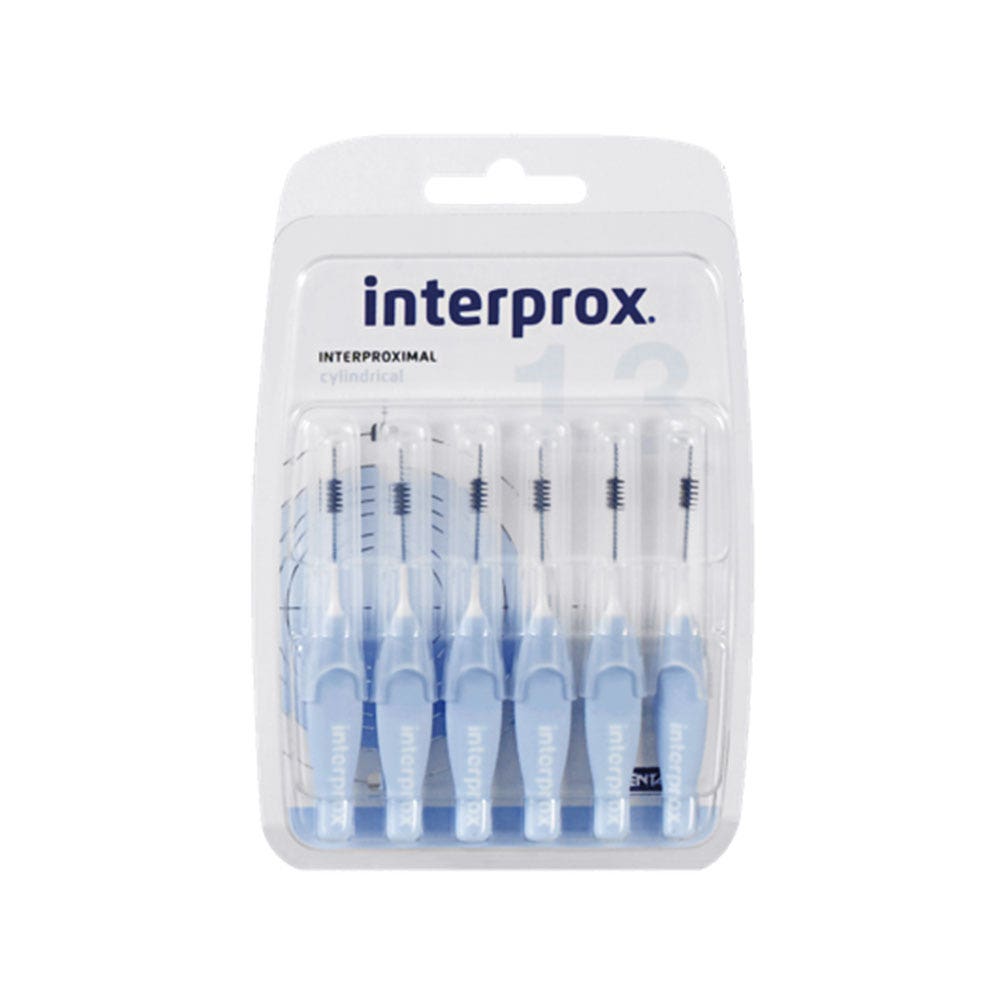 Interprox Cylindrical Interdental Brushes 1.3mm x6 - Easypara