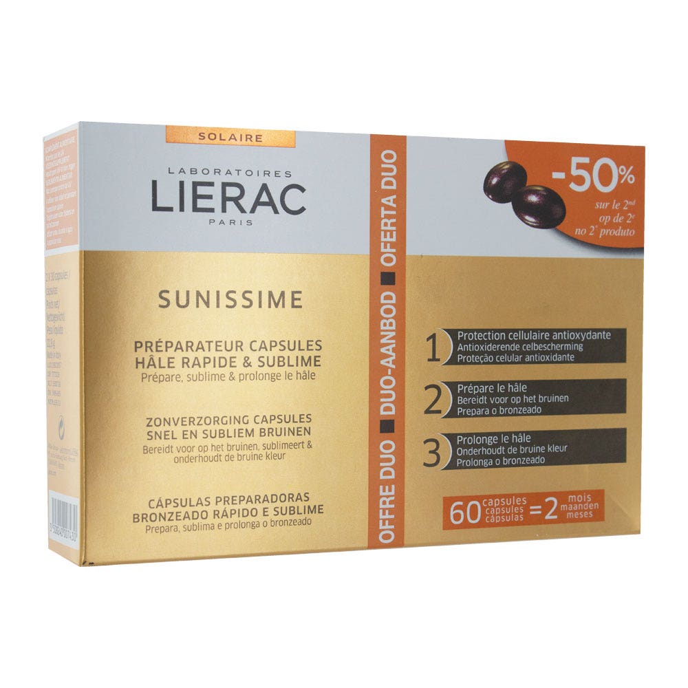 Lierac Sunissime Tanning Capsules 2x30 - Easypara